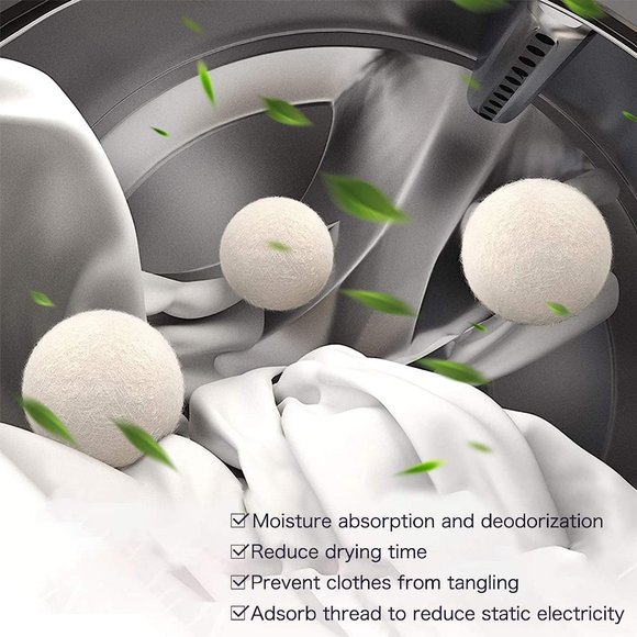 vigor | Accents | Wool Dryer Balls 6 Pack Laundry Dryer Balls New ...